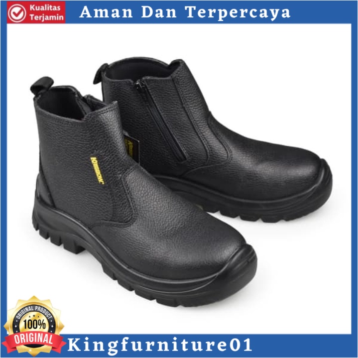 Jual Sepatu Safety Krisbow Spartan/Safety Shoes/Sepatu pengaman kerja ...