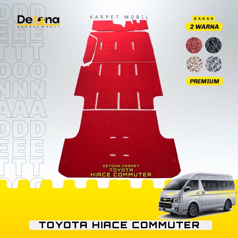 Jual KARPET MOBIL HIACE COMMUTER / KARPET MIE HIACE COMMUTER | Shopee ...
