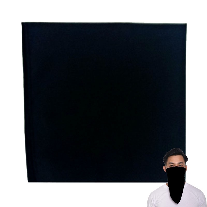 Jual [ 𝐇𝐀𝐍𝐘𝐀 𝐖𝐀𝐑𝐍𝐀 𝐇𝐈𝐓𝐀𝐌 ] SLAYER HITAM POLOS 50 x 50 cm | Shopee Indonesia