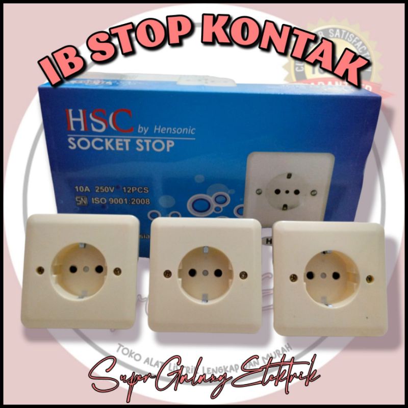 Jual IB Stop Kontak/ Stop Kontak In Bow(Tanam) | Shopee Indonesia