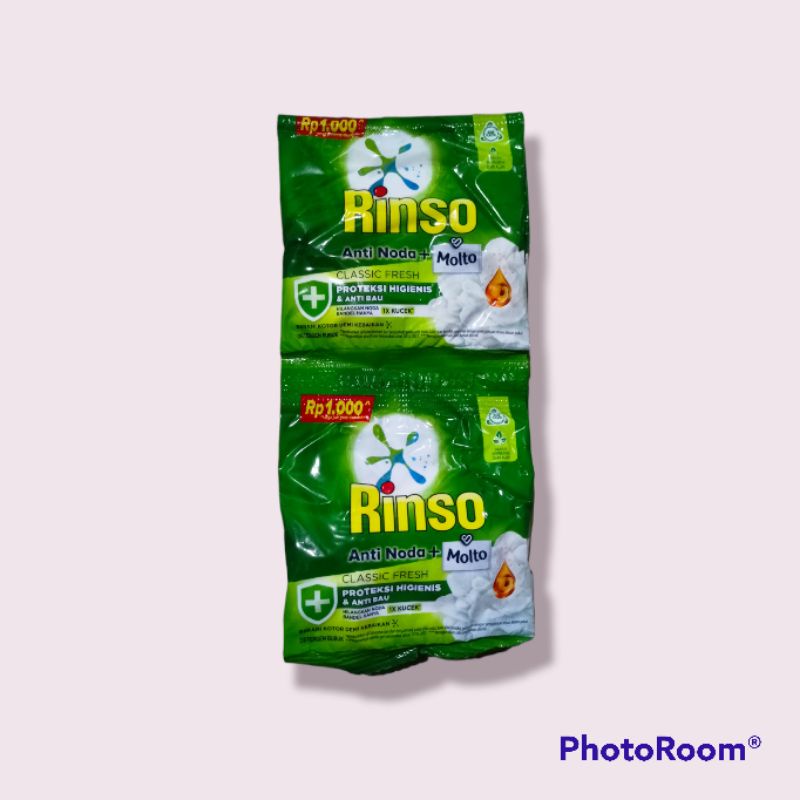 Jual Rinso Anti Noda + Molto Kemasan 40g / Rp 1000 (6 PCS) (RANDOM ...