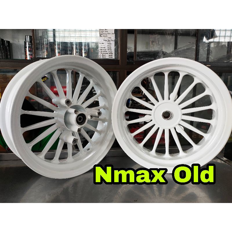 Jual Velg VRossi Rossy Galaxy Daytona NMAX OLD dan NMAX NEW Putih Gold ...