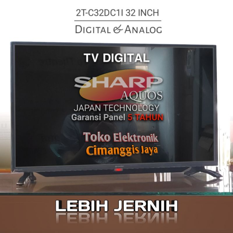 Jual TV LED SHARP 32 INCH AQUOS digital 2T-C32HD1500I | Shopee Indonesia