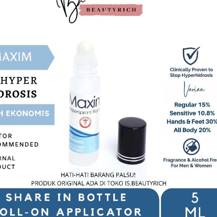 Jual Maxim Antiperspirant Roll On (5ml) | Shopee Indonesia