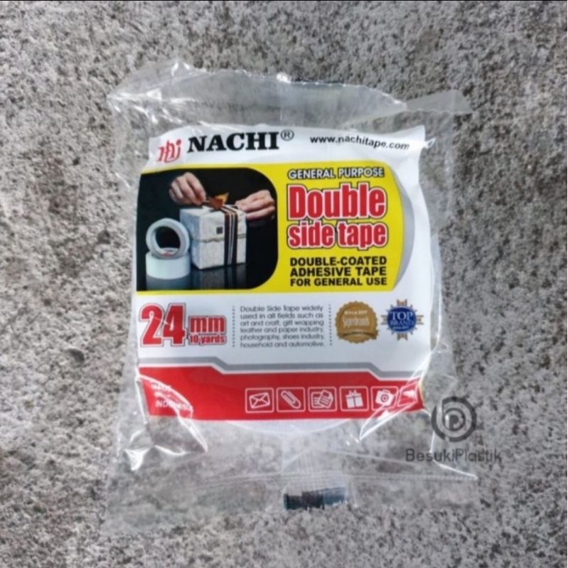 Jual Isolasi Dobel Tape / Double Tape 1 Inch Nachi 24mm | Shopee Indonesia