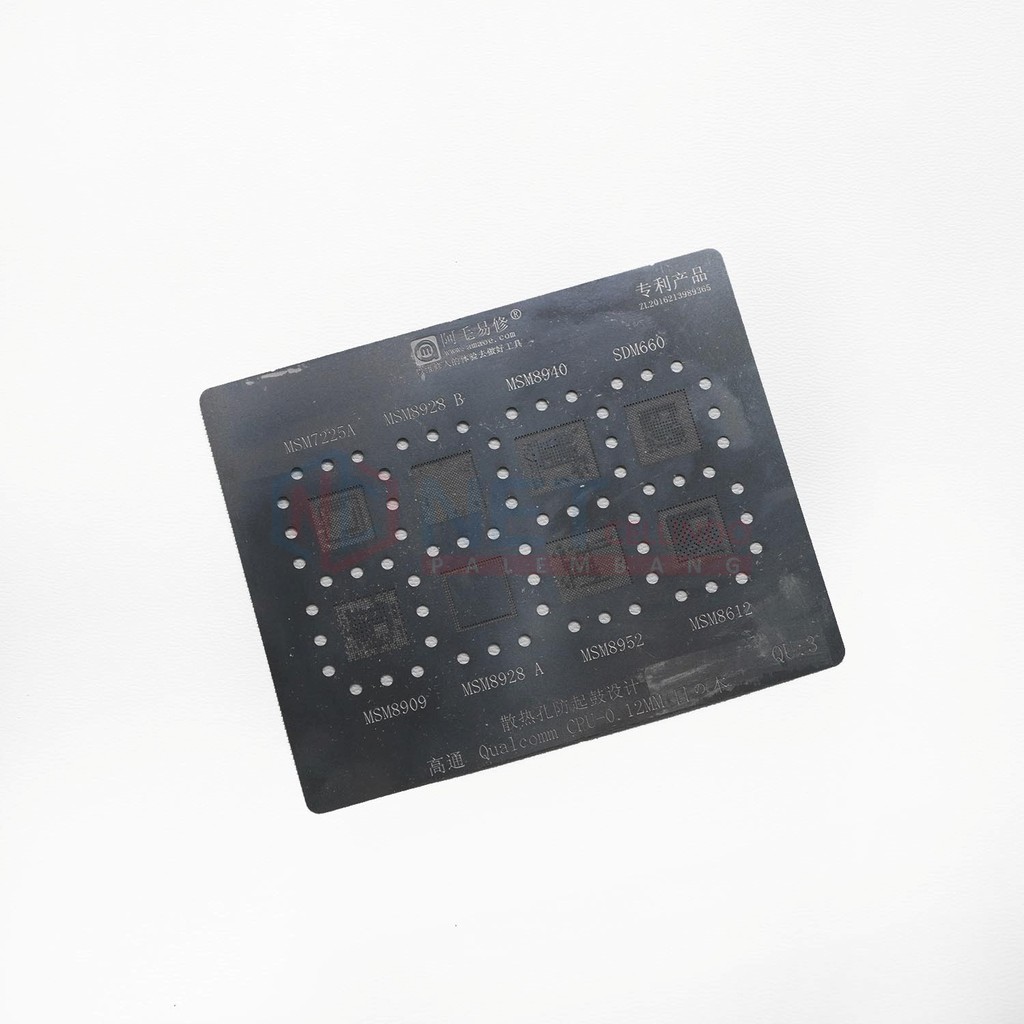 Jual PLAT BGA IC CPU QUALCOM QU3 / CETAKAN IC CPU QUALCOM QU3 AMAOE | Shopee Indonesia