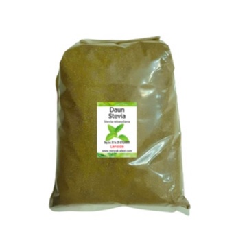 Jual Serbuk Daun Stevia 250 g Bubuk Daun Manis Alami Pengganti Gula ...