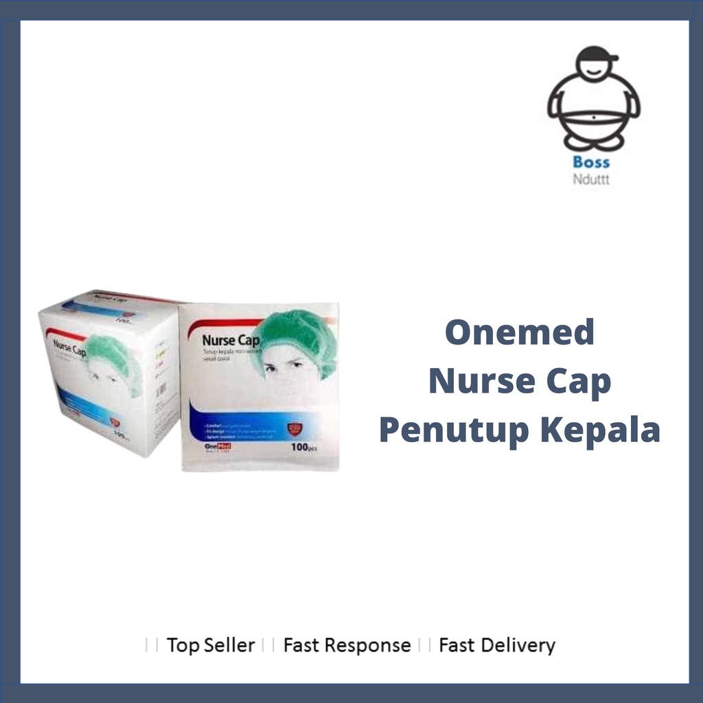 Jual Penutup Kepala Onemed Nurse Cap Penutup Kepala Isi 100 pcs 100pcs ...