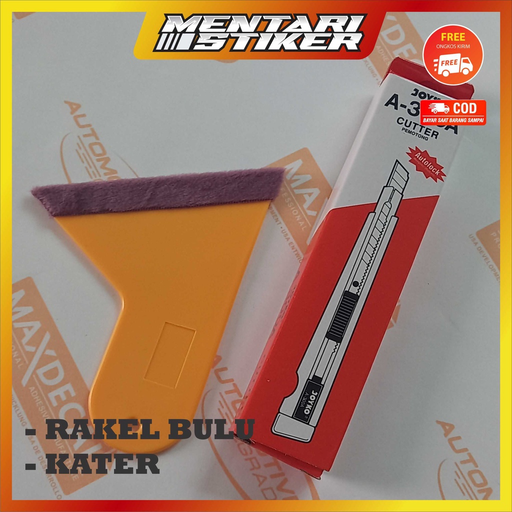 Jual ALAT PASANG PEMASANGAN STIKER - STICKER KACA FILM KAPE RAKEL MURAH ...