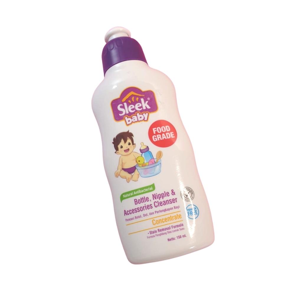 Jual sleek baby NATURAL ANTI BACTERICAL150 gr slik pencuci botol dot ...