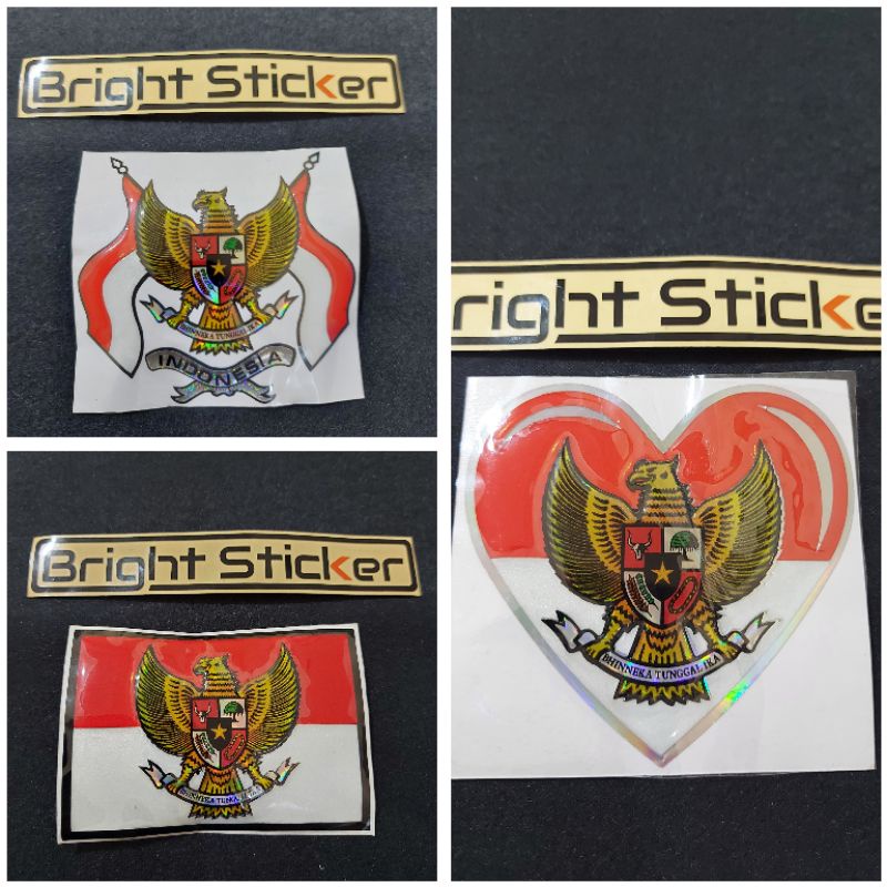 Jual STICKER EMBLEM BENDERA GARUDA INDONESIA TIMBUL | Shopee Indonesia