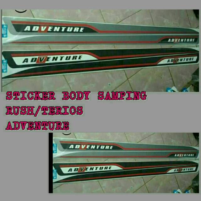 Jual Sticker Body Mobil TERIOS ADVENTURE | Shopee Indonesia