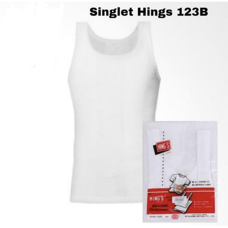 Jual singlet pria Hing's original / singlet pria salur / singlet laki ... Jual singlet pria Hing's original / singlet pria salur / singlet laki ...