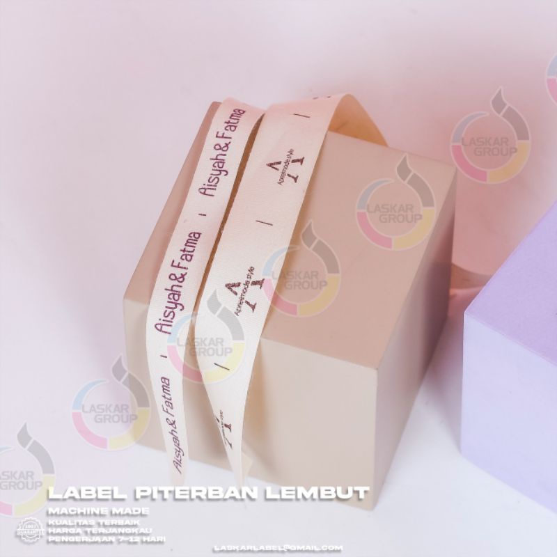Jual piterband 1.3 dan 2 cm / label katun / label hijab label celana ...
