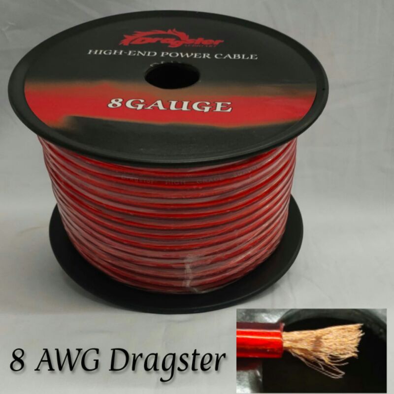 Jual KABEL AKI STROM POWER 8 AWG / Kabel AWG / Kabel Dc 8 Awg Dragster ...