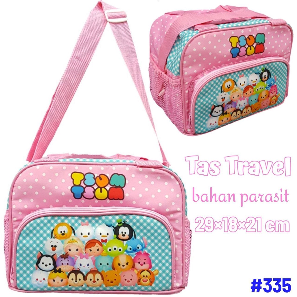 Jual Tas Travel Bag Parasit / Tas Baju Anak / tas Travelling Tsum Tsum ...