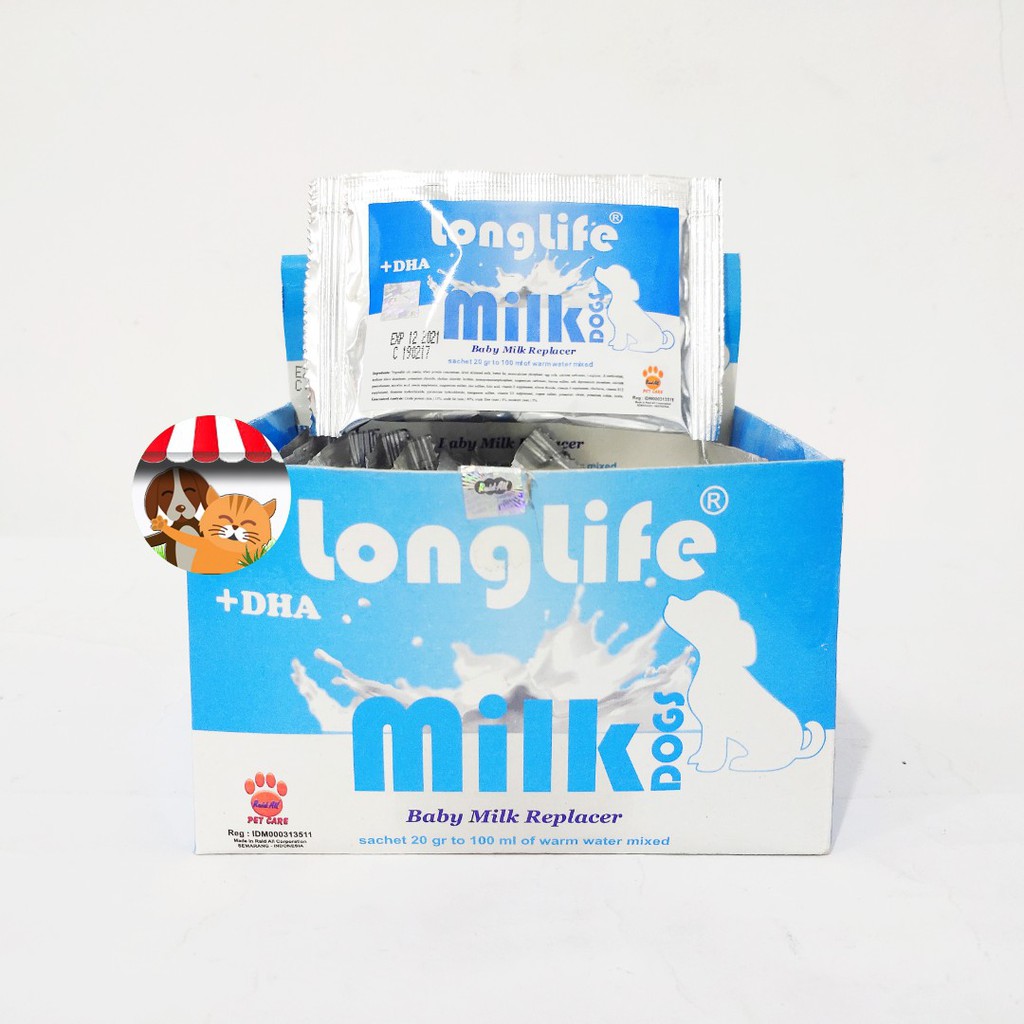 Jual Susu Longlife Baby Dog Milk Replacer sachet - Susu Anak Anjing Long Life | Shopee Indonesia