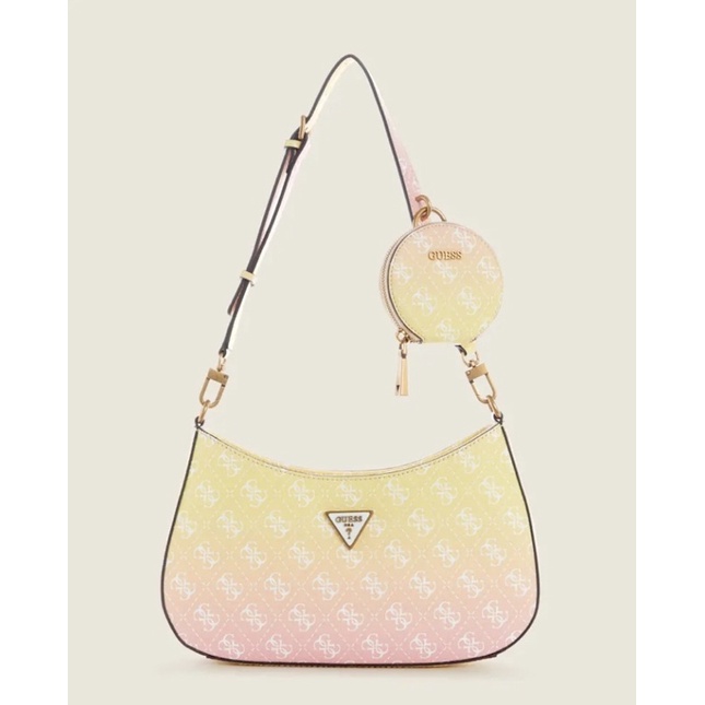 Jual Guess Alexie Top Zip Shoulder Ombre Yellow (LIMITED EDITION ...