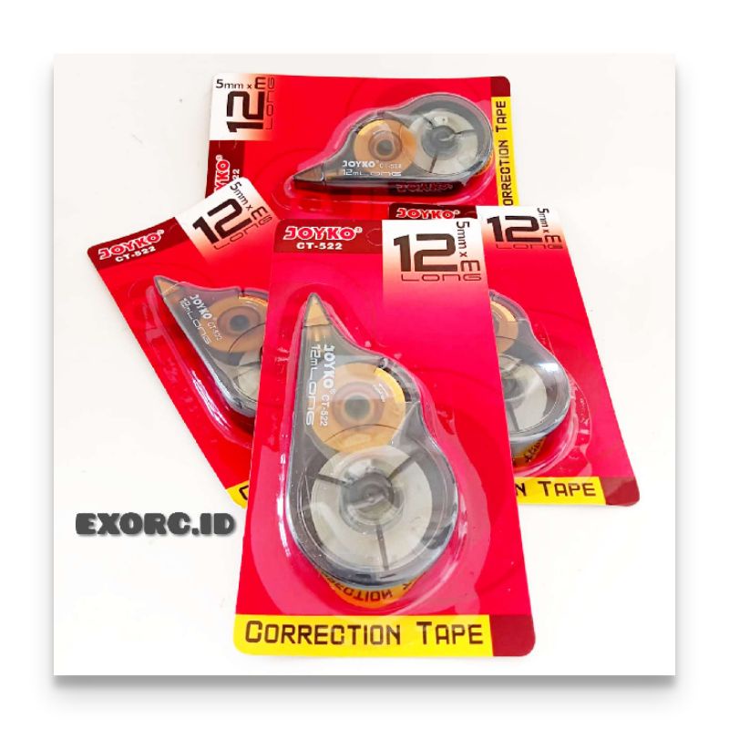 Jual tip-ex kertas / tip ex kertas joyko / penghapus pena / correction ...