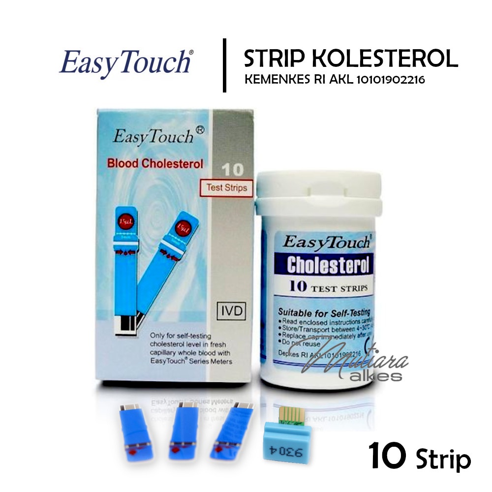Jual (MUTIARA ALKES) Strip Easy Touch Kolesterol - Cholesterol | Shopee ... Jual (MUTIARA ALKES) Strip Easy Touch Kolesterol - Cholesterol | Shopee ...