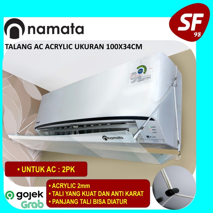 Jual TALANG AC/ REFLEKTOR AC/ AKRILIK AC NAMATA 100CM UKURAN 2PK | Shopee Indonesia