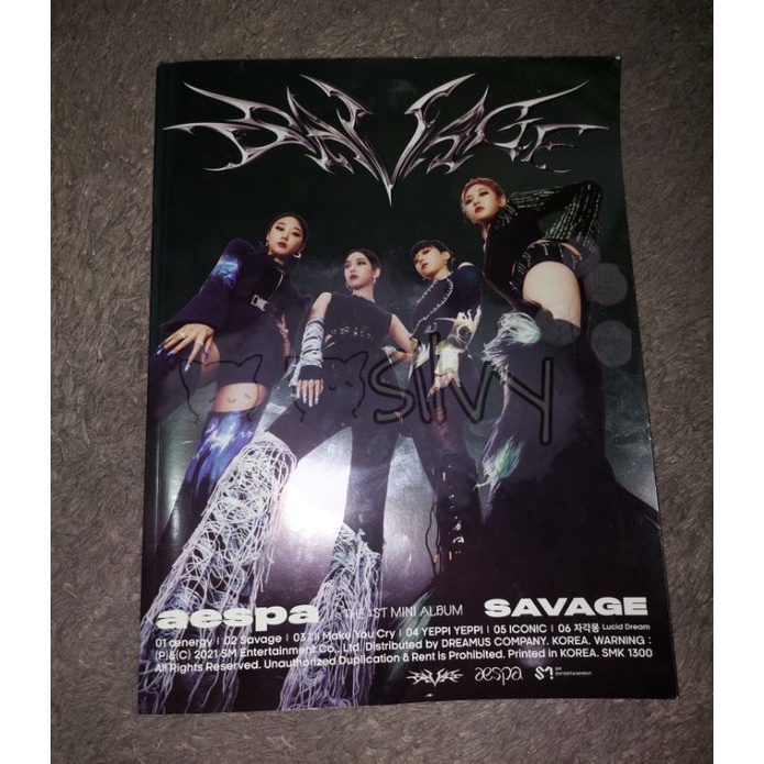 Jual First Mini Album Aespa Savage Hallucination Quest / Photobook ver ...