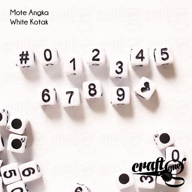 Jual Mote Angka Numeric (20gram) | Shopee Indonesia