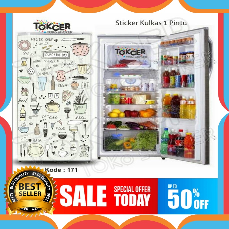 Jual Stiker Kulkas Promo Stiker Kulkas Murah Stiker Kulkas Premium ...