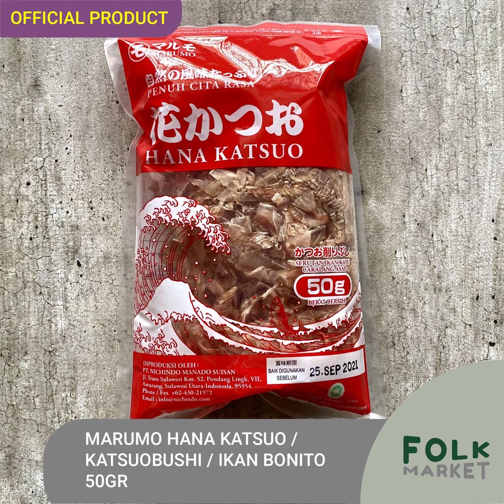 Jual MARUMO HANA Katsuobushi 50gr / 500gr - Ikan Bonito Flake Katsuo ...