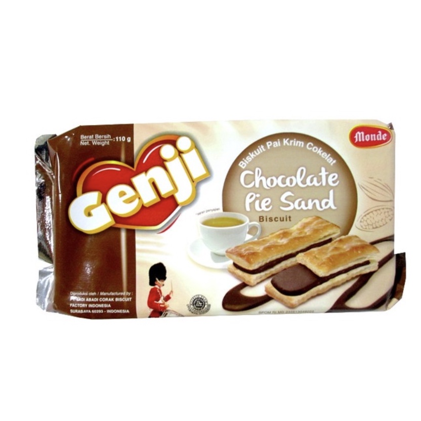 Jual Monde Pie Sand Chocolate 110gr | Shopee Indonesia