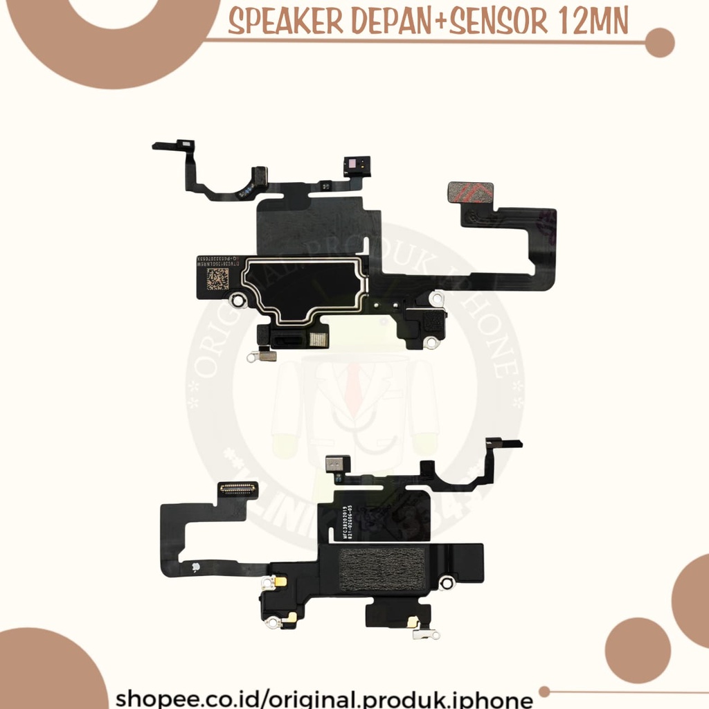 Jual FLEXIBLE SPEAKER SENSOR DEPAN IP 12 MINI COPOTAN ORIGINAL FULLSET ...
