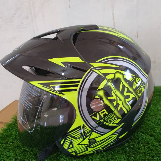 Jual Helm motor SNI ORI motif rossi | Shopee Indonesia