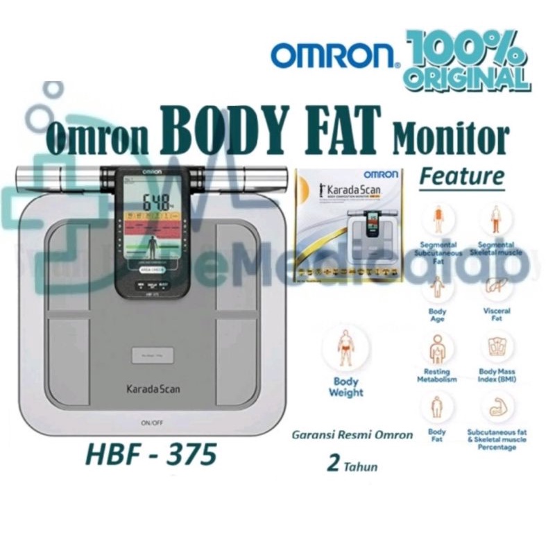 Jual Timbangan Digital Omron Karada Scan HBF 375 Body Fat Monitor ...