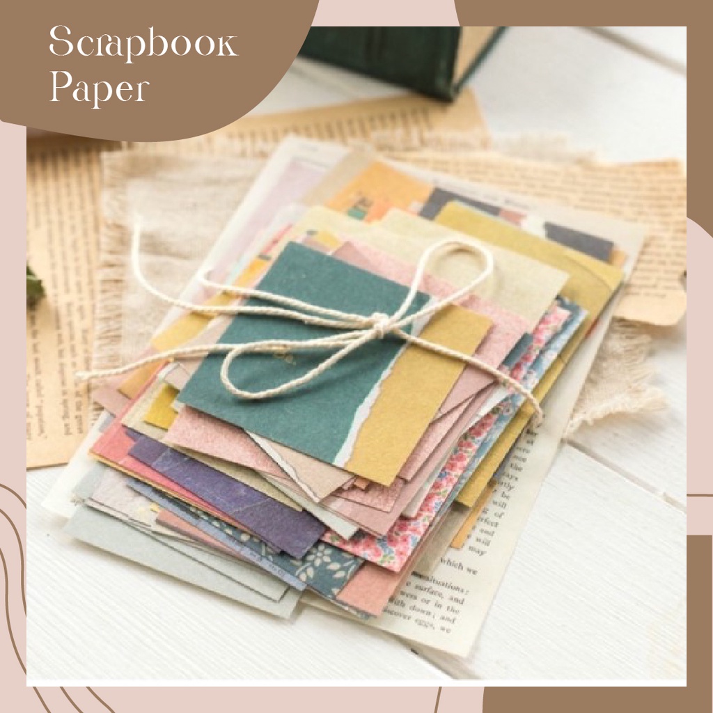 Jual Dekorasi Journal Kertas Vintage Paper Scrapbook Bujo Daily Planner ...