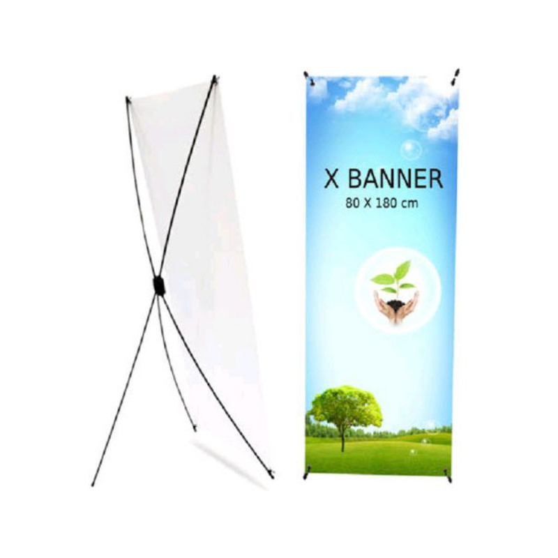 Jual X BANNER ( TIANG + BANNER BERDIRI ) | Shopee Indonesia