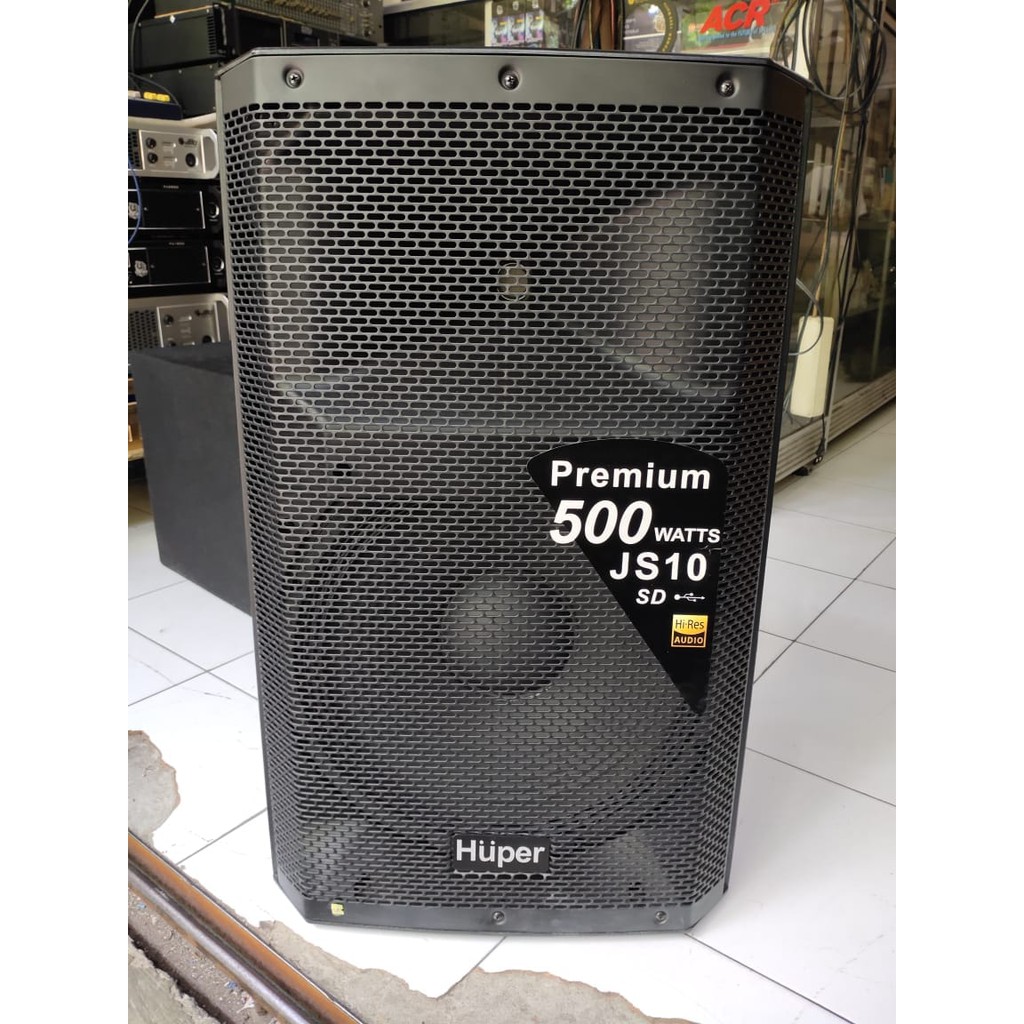 Jual Speaker Aktif Huper JS10 JS-10 Original 15 inchi 500 Watt US ...
