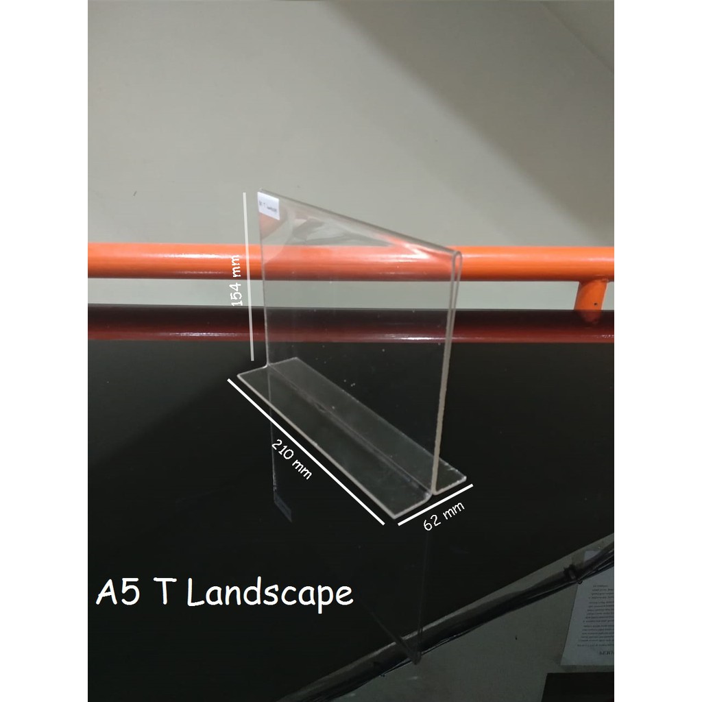 Jual Acrylic/Akrilik Brosur Stand A5 Series | Shopee Indonesia