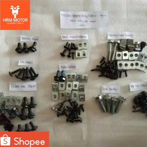 Jual baut lengkap full set body honda beat fi 2012 2016 injeksi ...