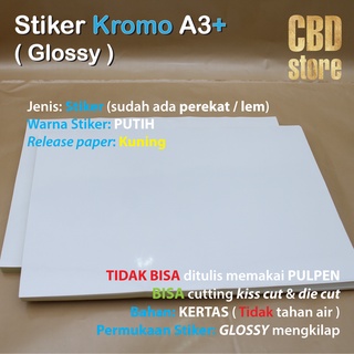 Jual Stiker KROMO A3+ 32,5 x 48,5cm 100 lembar Sticker CHROMO A3 ...