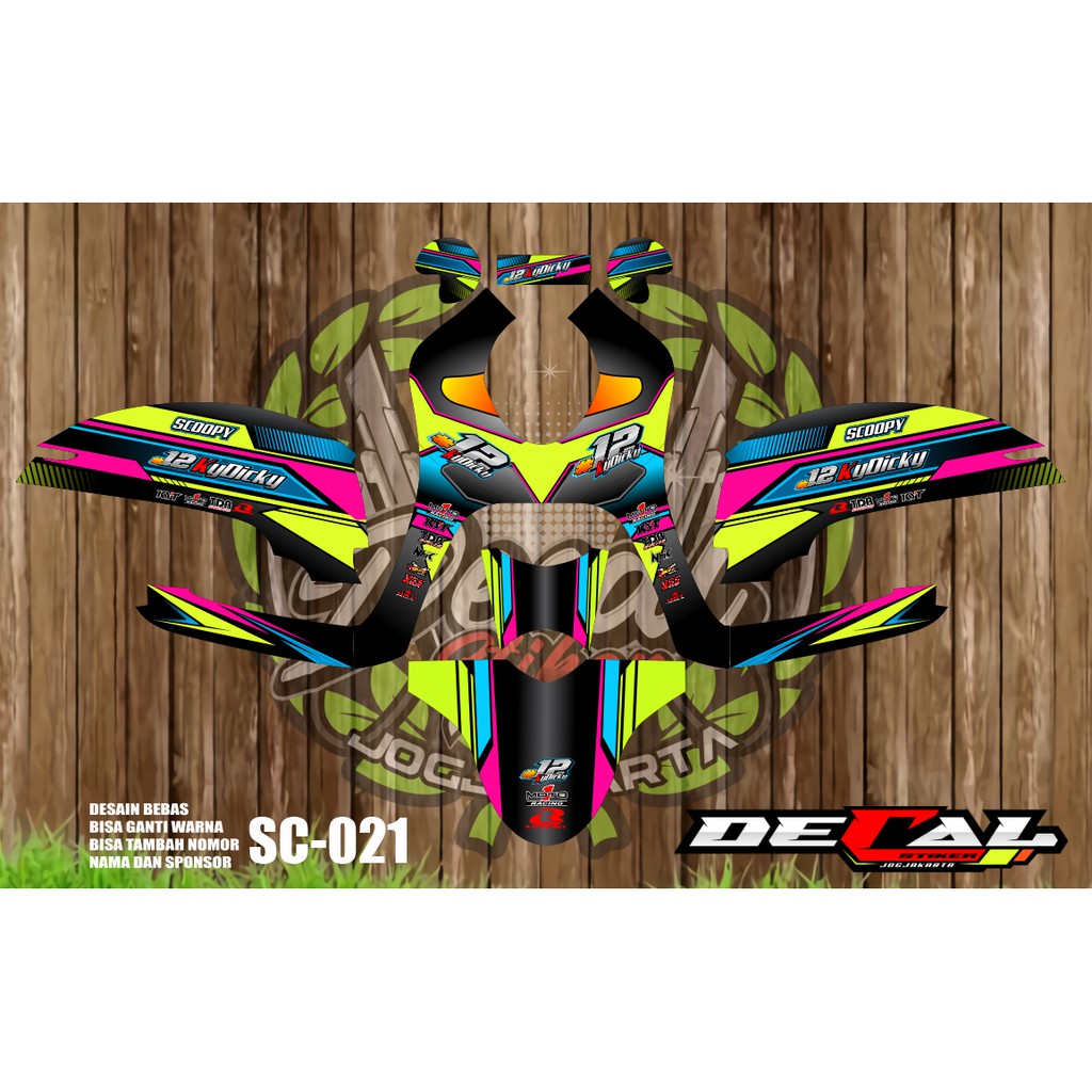 Jual Decal scoopy decal scoopy full body blok dekal decal scopy all new fi terbaru 2020 2021 SC ...