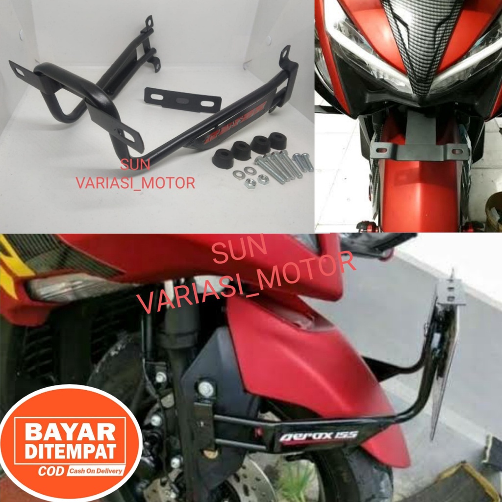 Jual Breket plat nomor Aerox Lexi Nmax Bracket Plat Nomor Aerox Lexi ...