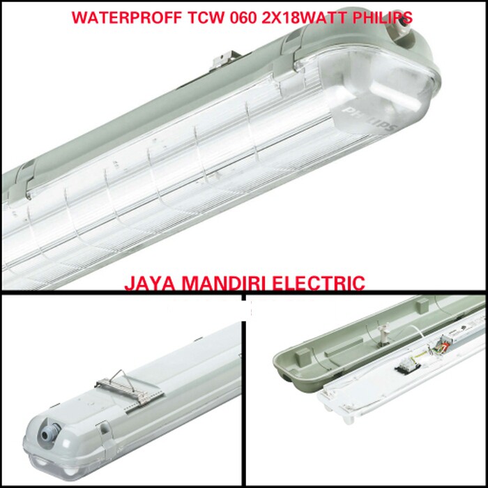 Jual TCW060 2X18 WATT PHILIPS / TCW 060 218 KAP WATERPROOF | Shopee Indonesia