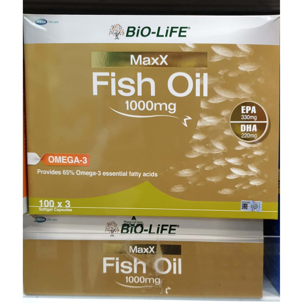 Jual Bio Life Maxx Fish oil 1.000 mg, 100 caps | Shopee Indonesia