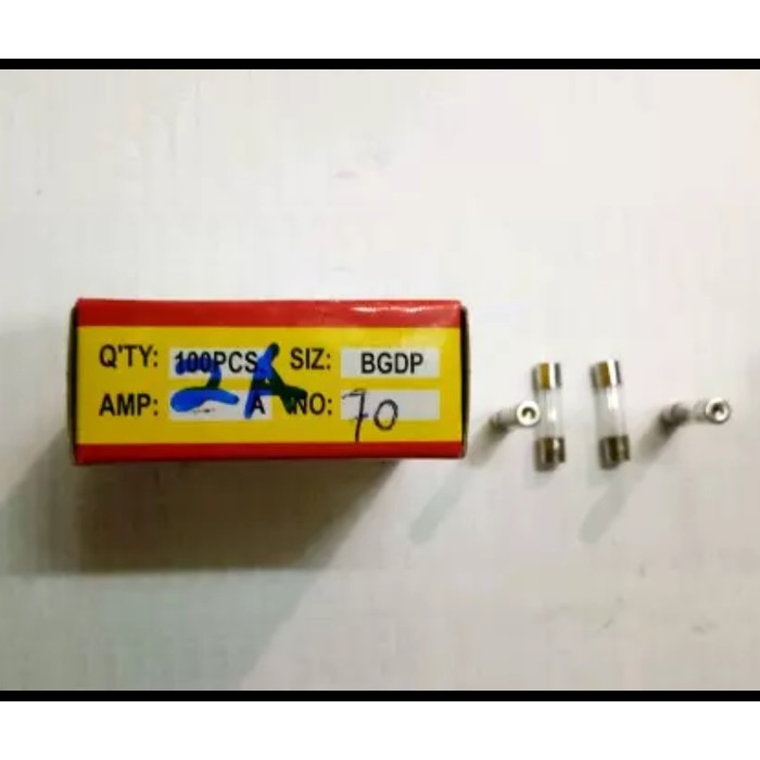 Jual Fuse Glass / Fuse Kaca 2A Size BGDP | Shopee Indonesia