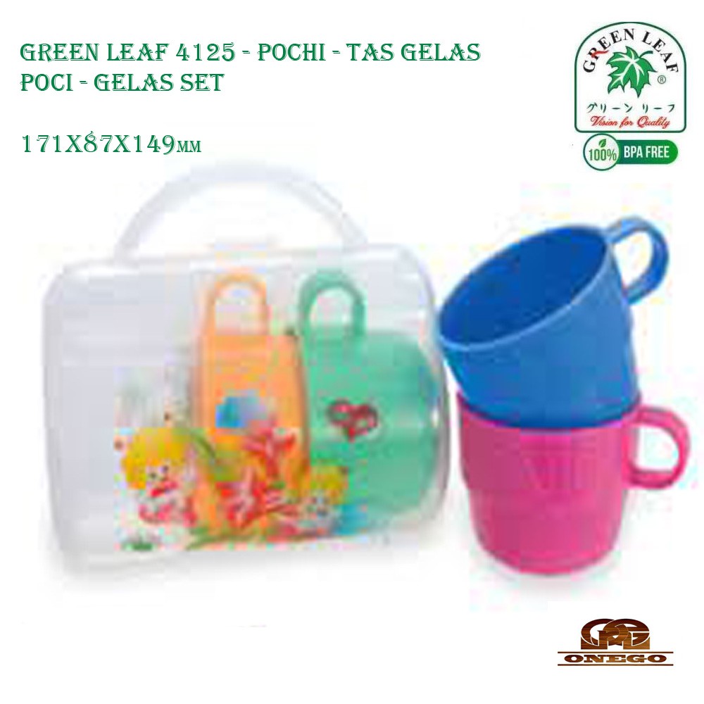 Jual GREEN LEAF 4125 - POCHI - TAS GELAS POCI - GELAS SET | Shopee ...