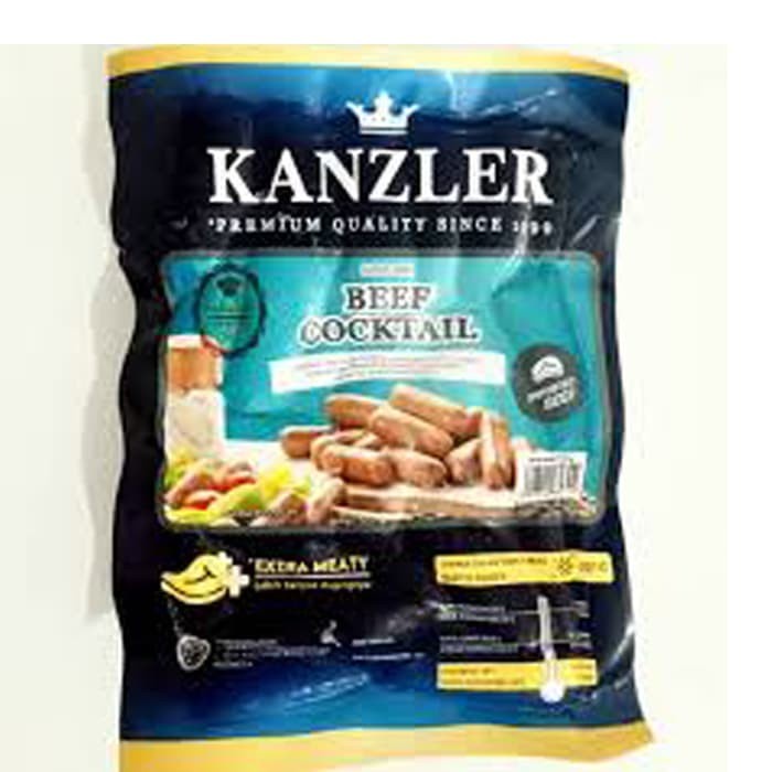 Jual Kanzler Sosis Beef Cocktail Sausage 500 gram | Shopee Indonesia
