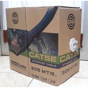 Jual Kabel LAN Indoor UTP CAT5E SPECTRA 305 Meter 305M 305 M 305Meter ...