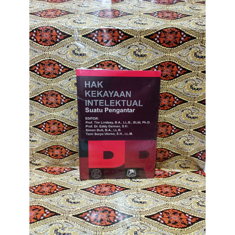 Jual BUKU HAK KEKAYAAN INTELEKTUAL SUATU PENGANTAR #HAKI | Shopee Indonesia