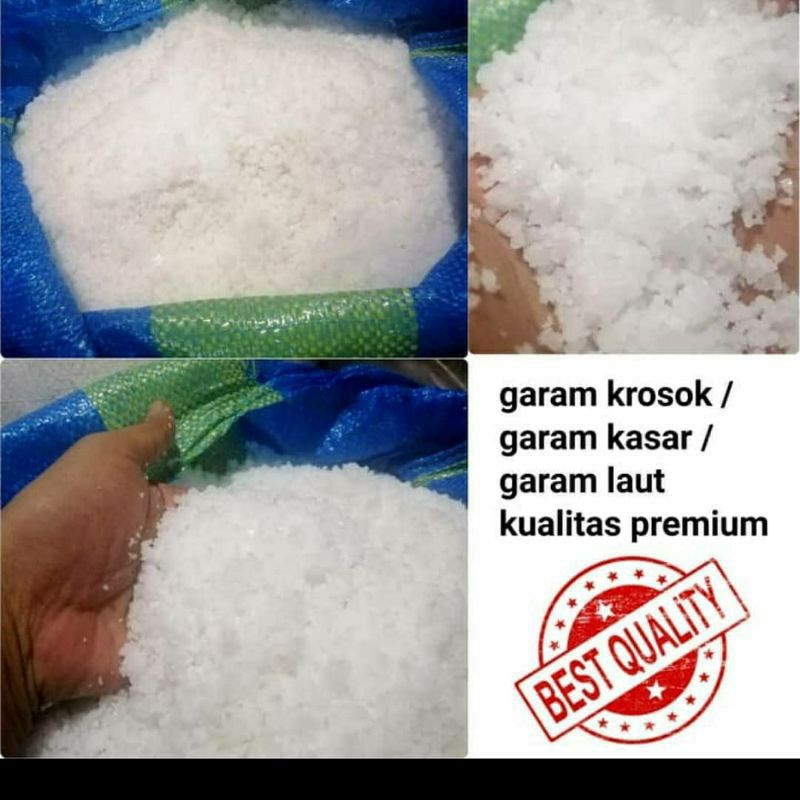 Jual Ready Stok Garam Kristal / Garam Krosok Berat 2Kg | Shopee Indonesia