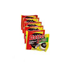 Jual Makanan ringan BETTER sandwich biskuit @ 22gr (1renceng isi 10 ...